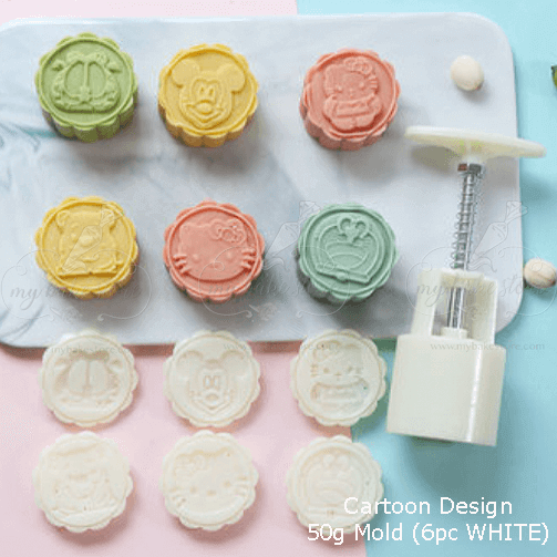 3D Flower Mooncake Mold - 50g, 75g